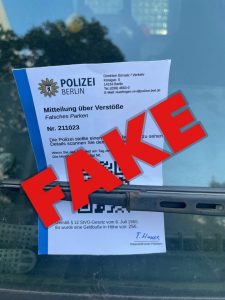 Falsche Zettel in Berlin - Behörden Spiegel