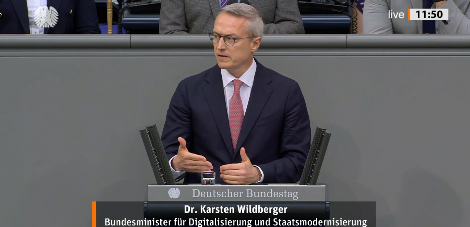 Wildberger setzt digitale Prioritäten - Behörden Spiegel